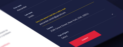User-Friendly Form Design: Best Practices & Examples For 2018 | AGENTE